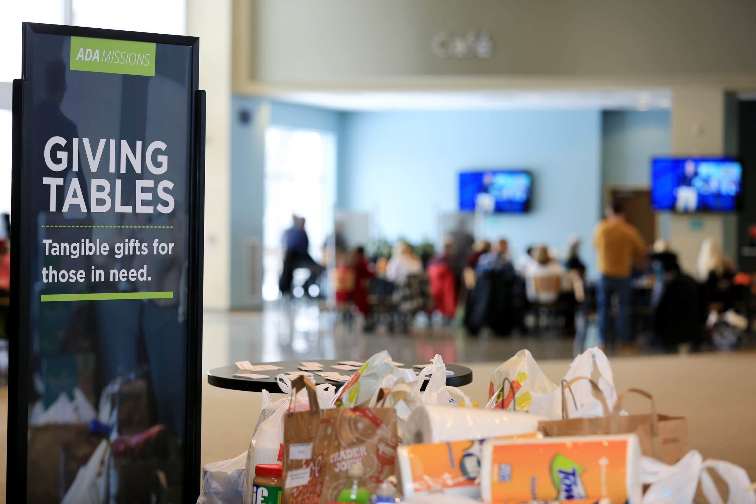 Giving Tables - Ada Bible Church